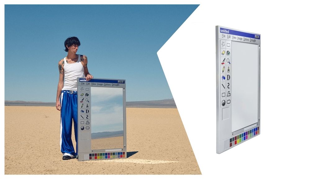 Microsoft Paint mirror turns your reflection into a Windows masterpiece ...