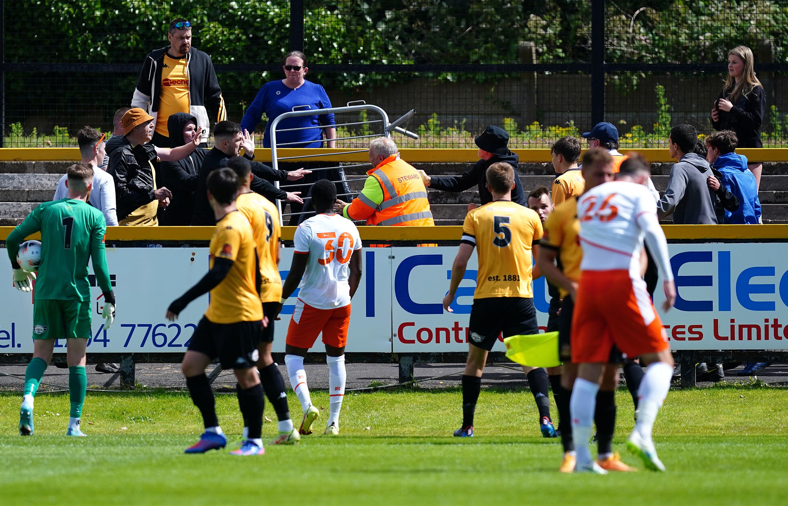 Fighting mars Blackpool’s pre-season friendly at Southport | FourFourTwo