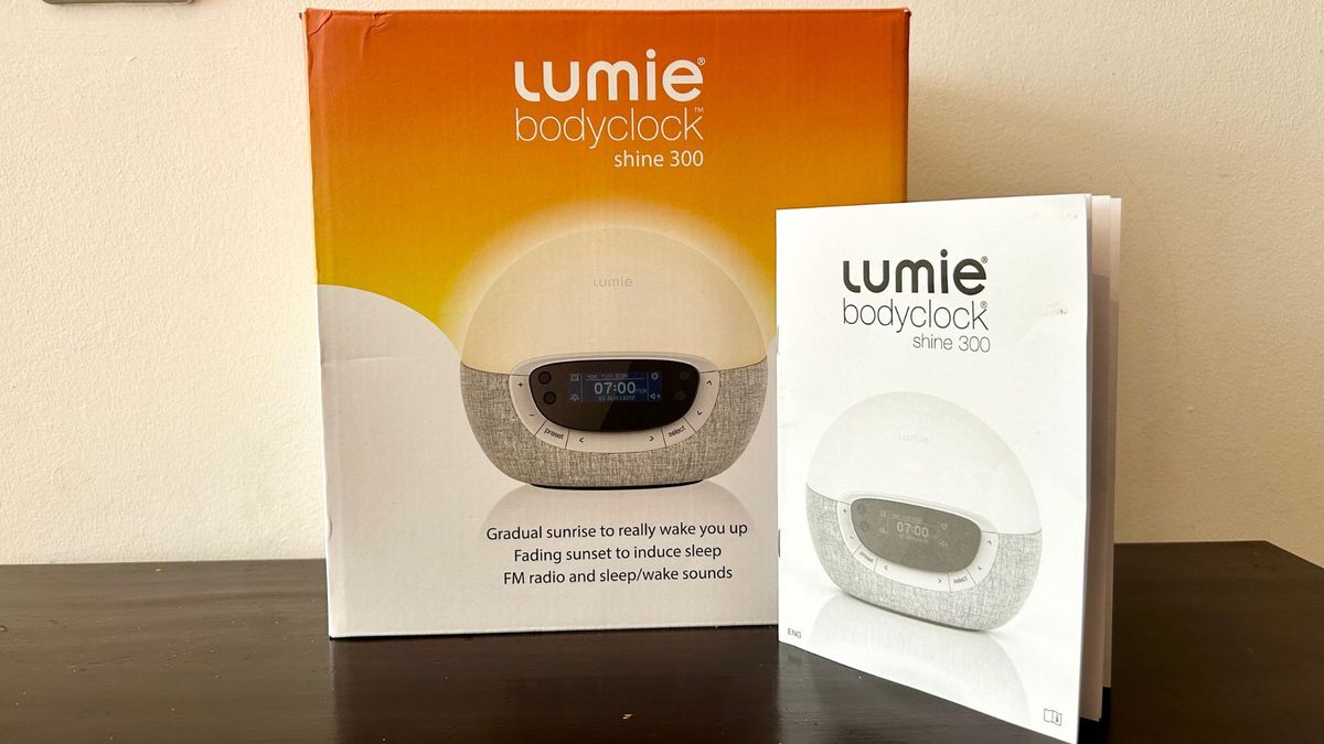 Lumie Bodyclock Shine 300 sunrise alarm clock review 2025 | Tom's Guide