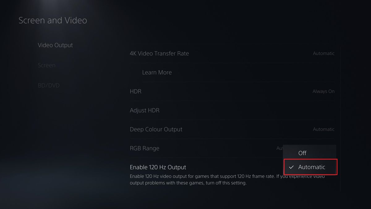 How to enable 120Hz on PS5 | Tom's Guide