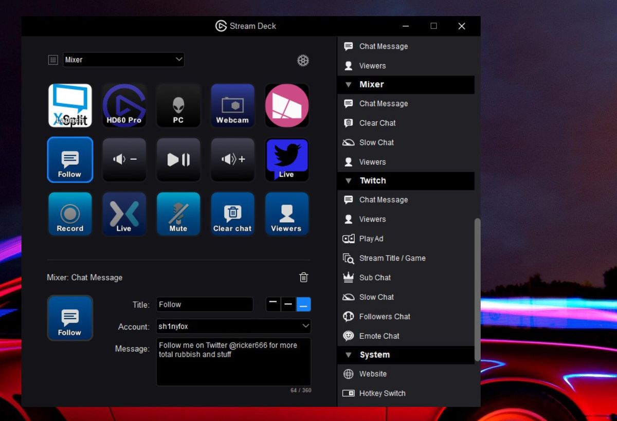 How to use the Elgato Stream Deck with Mixer | Windows Central