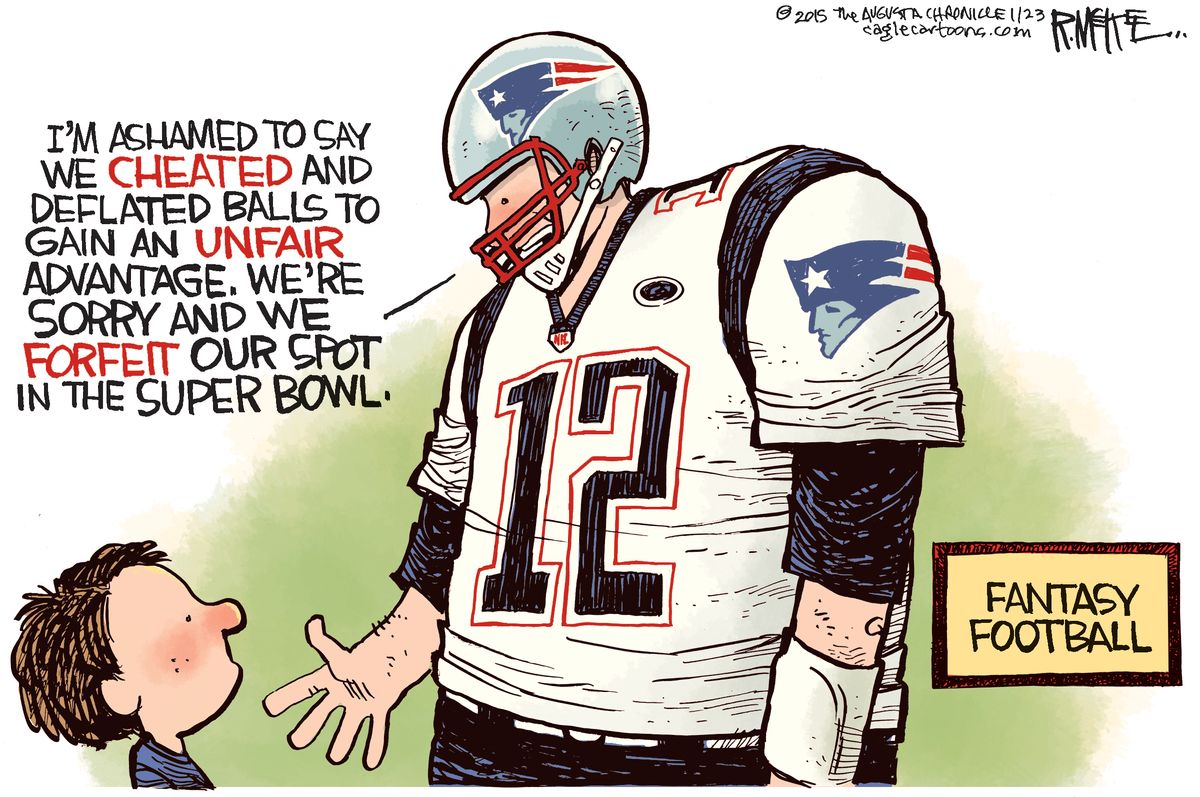 Editorial cartoon sports NFL Patriots | The Week
