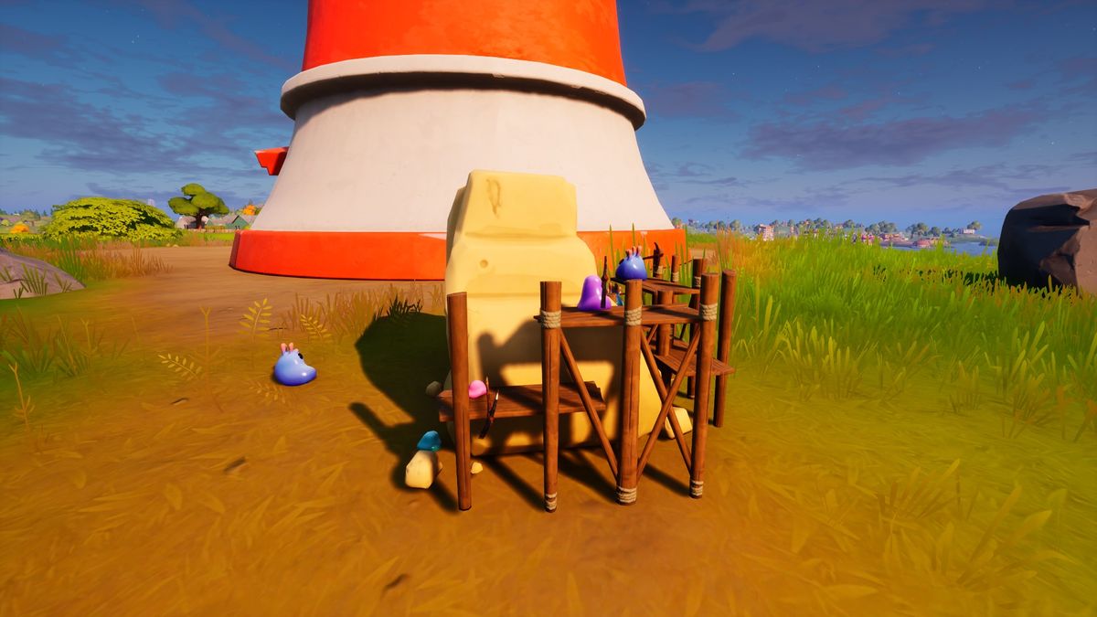 fortnite secret challenge coral buddies stone age locations | PC Gamer