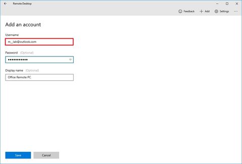 How to use Remote Desktop app to connect to a PC on Windows 10 ...