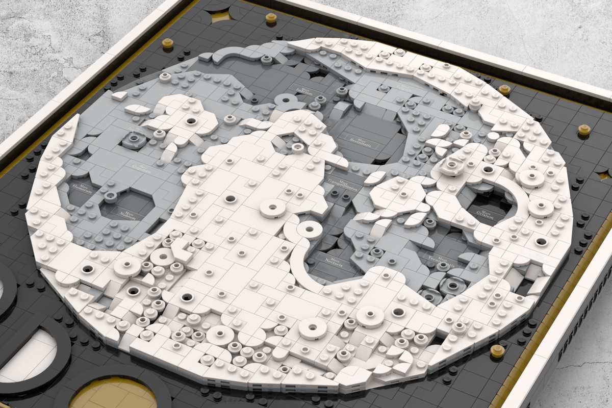 Lego Ideas submissions Lunar Landscape, Space Projection Telescope and ...