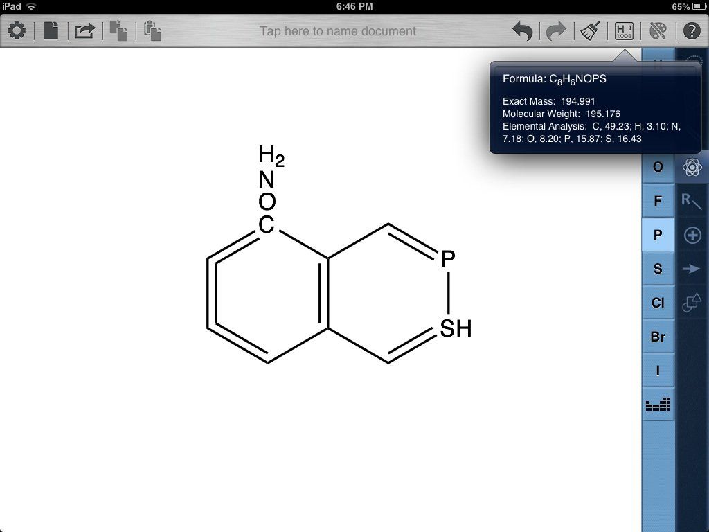 ChemDraw for iPad review: Molecular structure creation, sharing, error ...