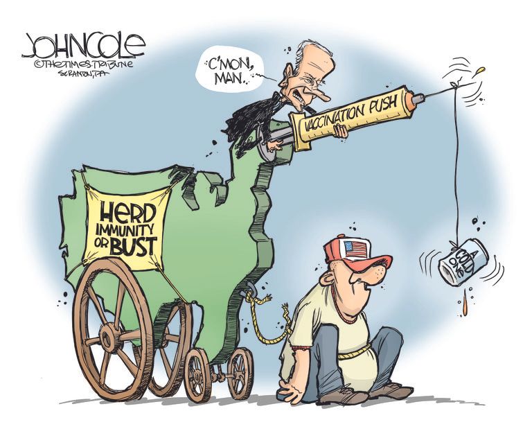 5 Sharply Funny Cartoons About Vaccine Incentives The Week