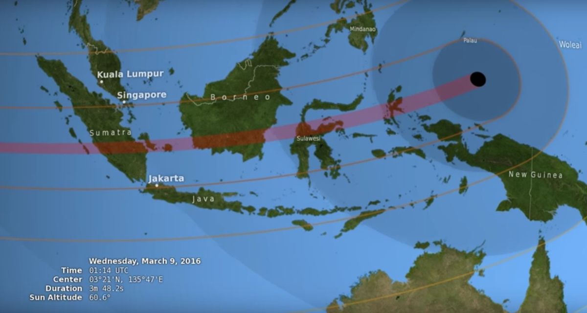 Southeast Asia to Witness Total Solar Eclipse Next Week (Video) | Space