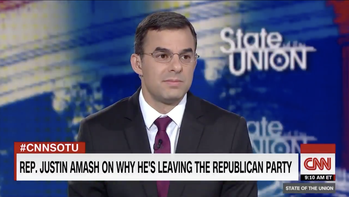 Amash tells CNN'S Jake Tapper that 'high-level' Republicans thanked him ... Amash tells CNN'S Jake Tapper that 'high-level' Republicans thanked him ...