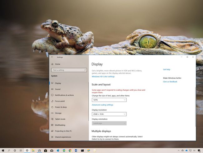 How to set custom display scaling settings on Windows 10 | Windows Central