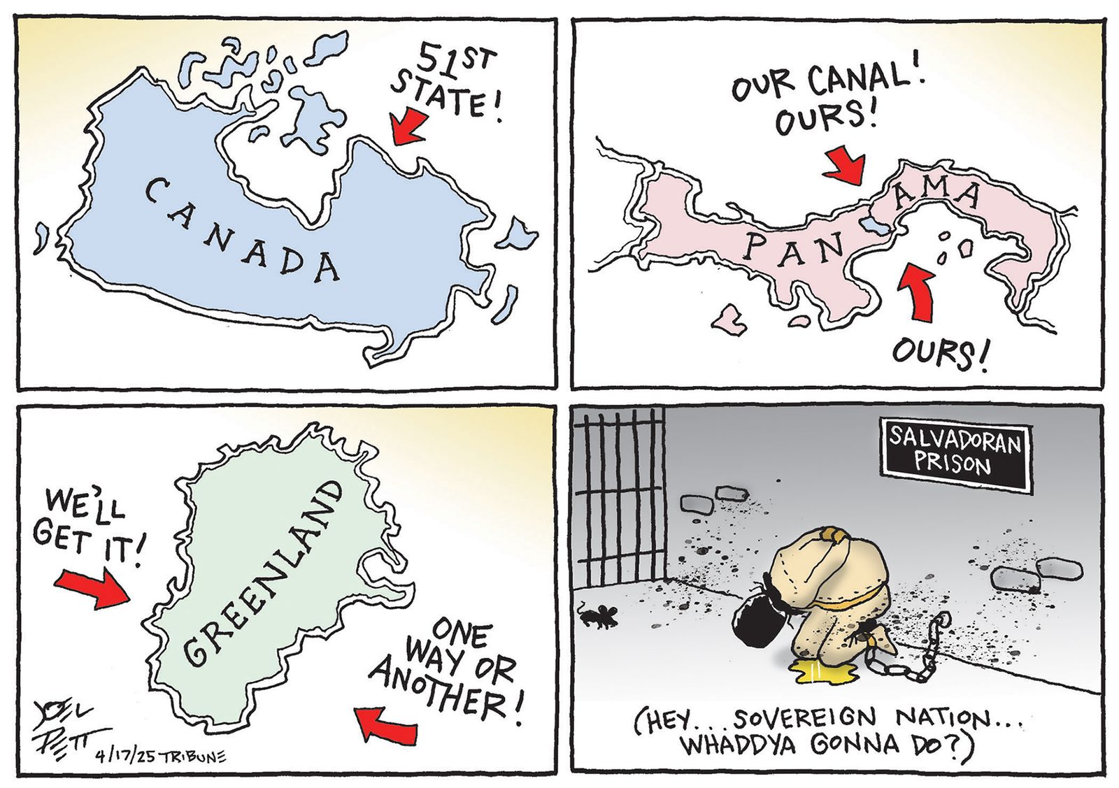 Today's political cartoons - April 18, 2025 | The Week