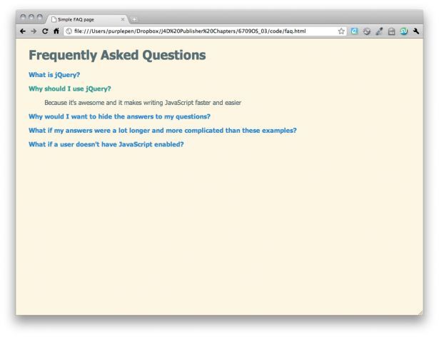 Make a better FAQ page with jQuery | Creative Bloq