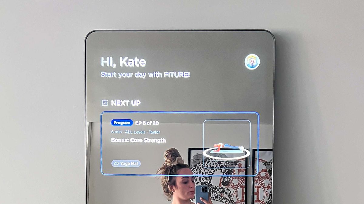 Fiture fitness mirror review | Tom's Guide