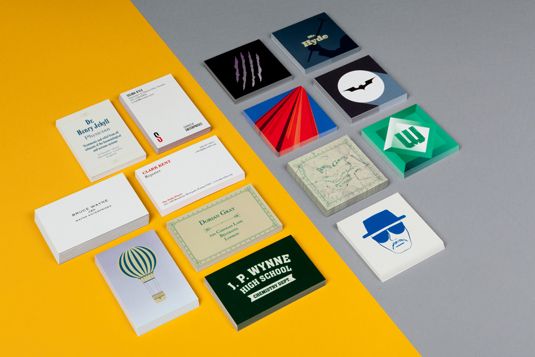 7 business card designs for famous fictional characters | Creative Bloq