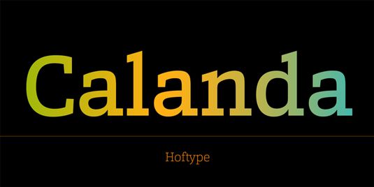 Font of the day: Calanda | Creative Bloq
