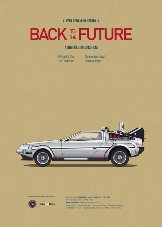 7 iconic movie vehicles in print | Creative Bloq