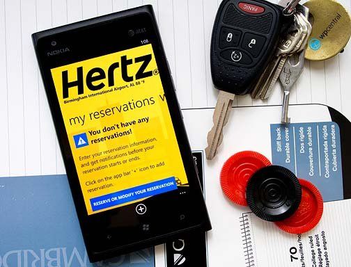 Windows Phone Hertz Car Rental App now available on the Marketplace ...