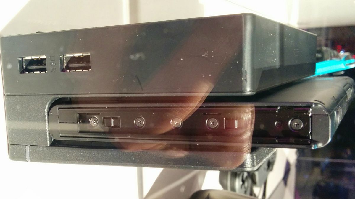Look at the ports on that: all the pics we took of the Nintendo Switch ...