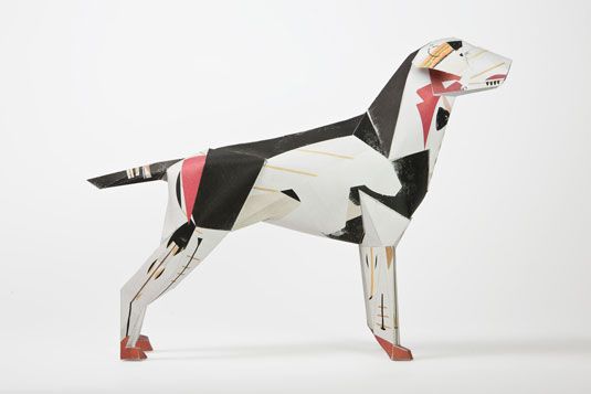 Leading artists create 120 customised paper dogs | Creative Bloq