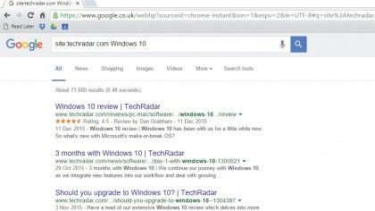 Advanced Google search tips and tricks | TechRadar