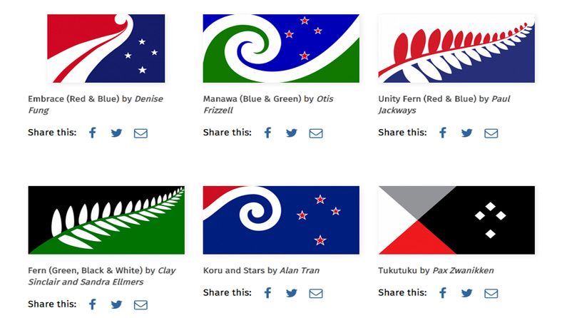 40 potential New Zealand flags revealed | Creative Bloq