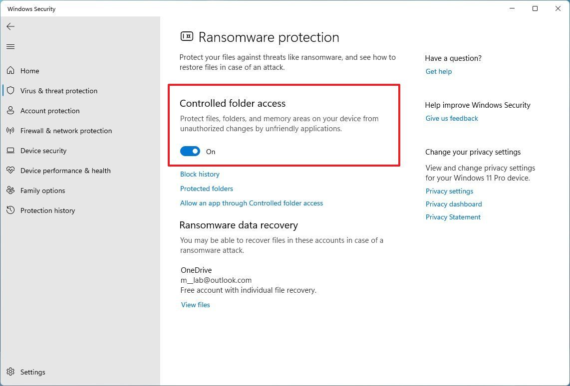 How to get started with Microsoft Defender Antivirus on Windows 11 ...