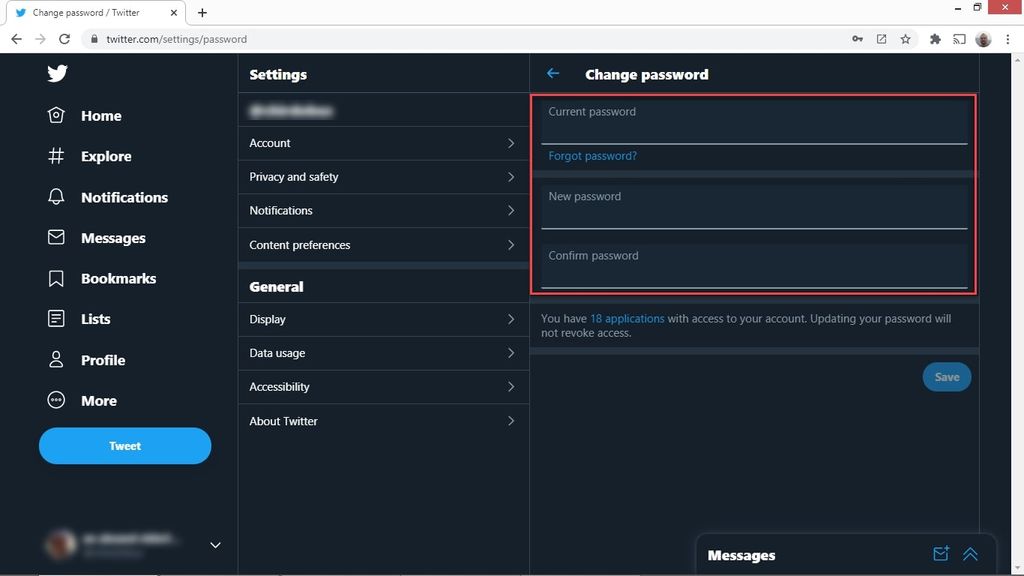 How to change your Twitter password or reset it | TechRadar