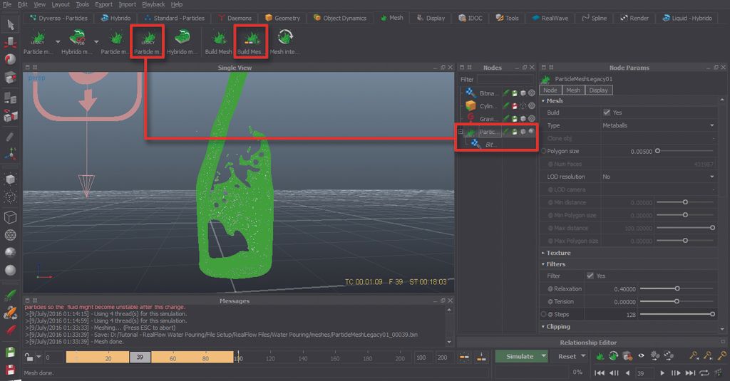 Create a pouring water effect in RealFlow | Creative Bloq