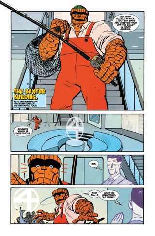 Walter Mosley's The Thing comic with Tom Reilly begins with a fishing ...