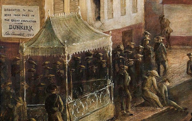 In Focus: The painting by Churchill's nephew that gives a unique view ...