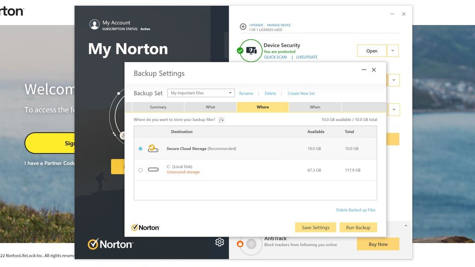 How to use Norton Cloud Backup | TechRadar