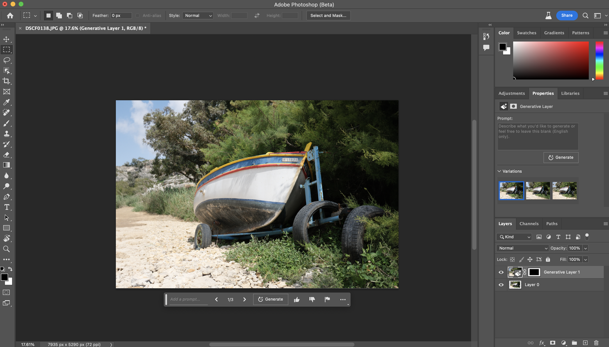 How to extend a background with Photoshop's new Generative AI tool ...