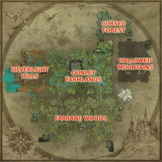 V Rising map, world, regions and recommended levels | GamesRadar+