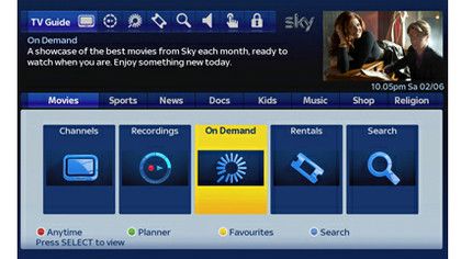 Sky unveils new-look EPG with on-demand focus | TechRadar