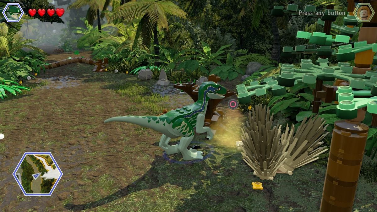 Red Bricks in Lost World: Jurassic Park - Lego Jurassic World Red Brick ...