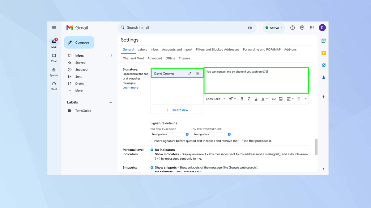 How to create and change a signature in Gmail | Tom's Guide