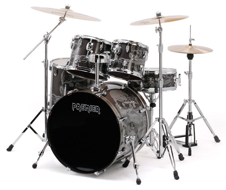 In Pictures: First-look at Premier's Nicko McBrain drum kit | MusicRadar