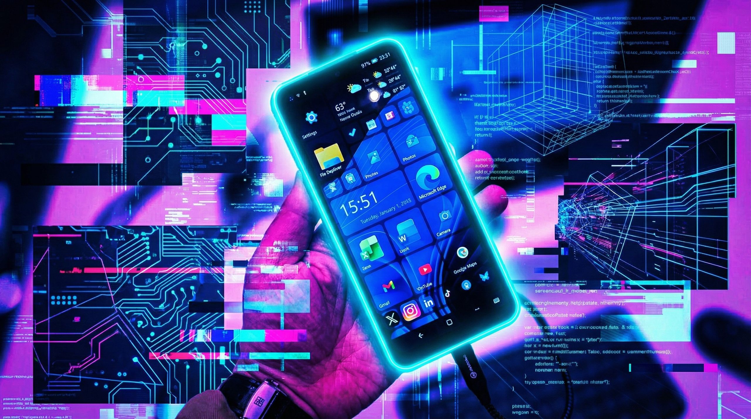 A closer look at the first Windows 11 phone | Windows Central
