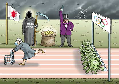 5 cartoons about Tokyo's spectatorless Olympics | The Week