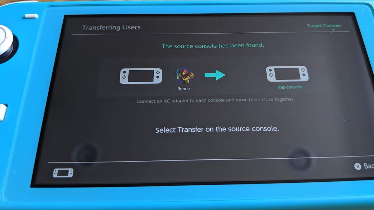 How to transfer user data from one Nintendo Switch device to another ...