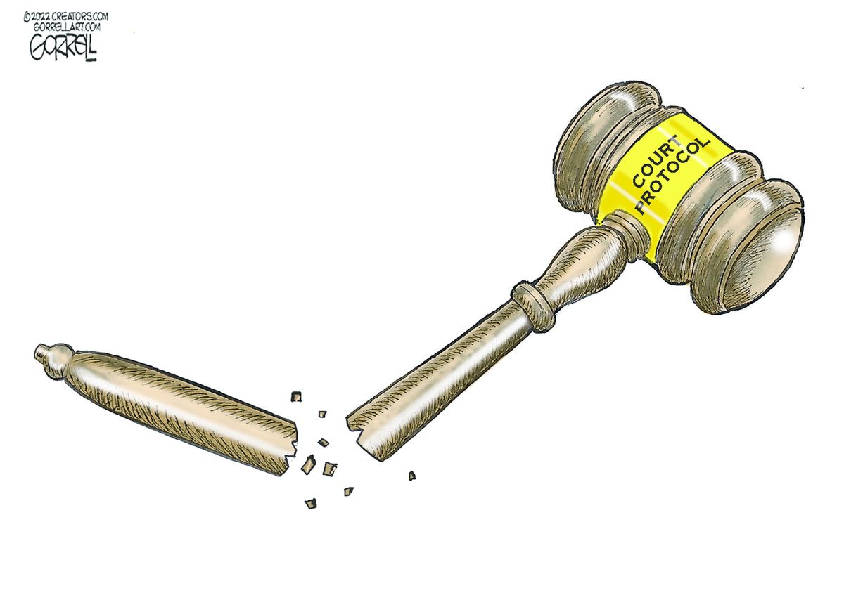 The broken gavel | The Week