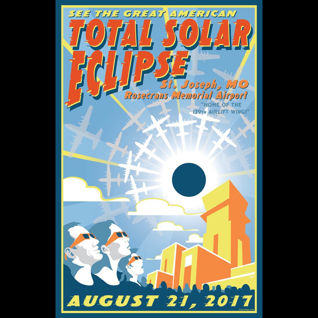 Gorgeous 2017 Solar Eclipse Posters by Astronomer-Artist Tyler Nordgren ...