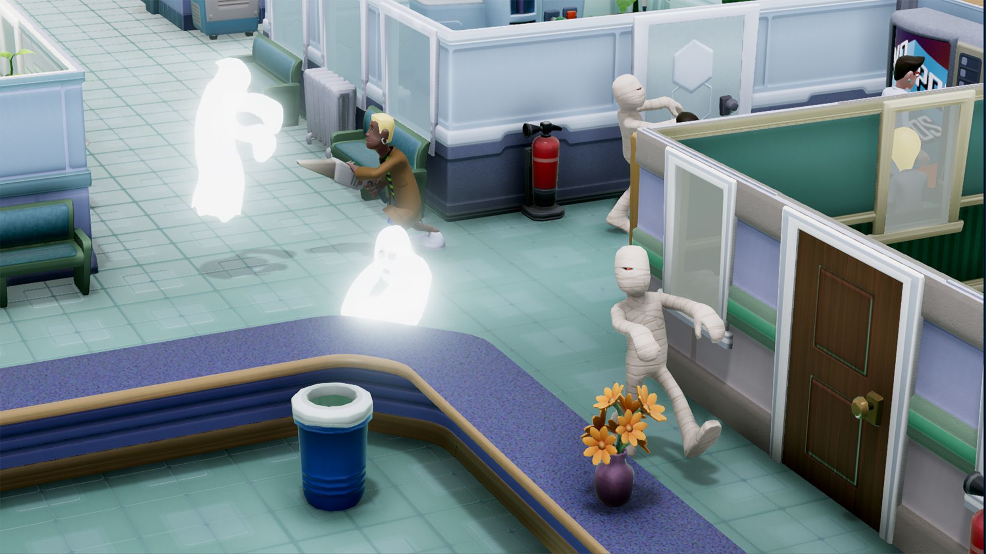 Two Point Hospital teases ghost infestations and patients who think ...
