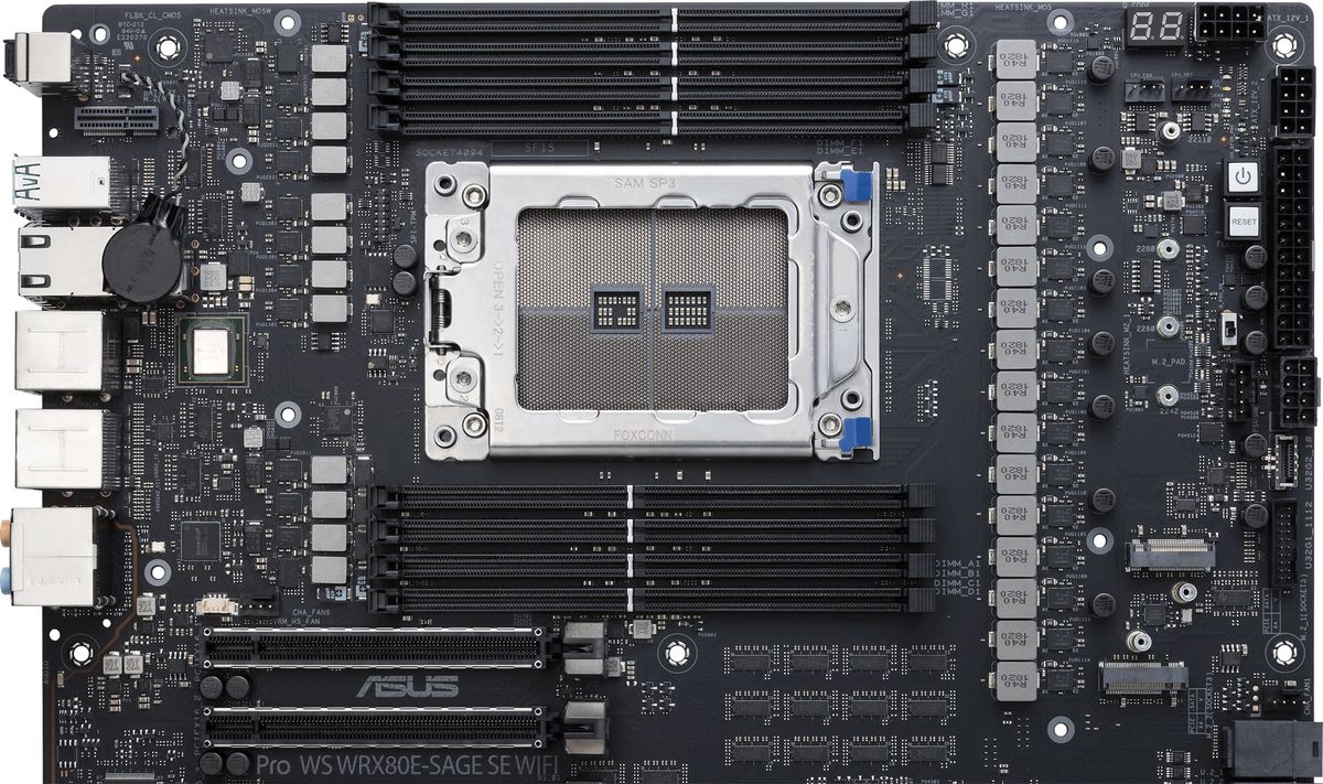 Asus' WRX80 Motherboard for AMD's Threadripper Pro Is Surprisingly ...