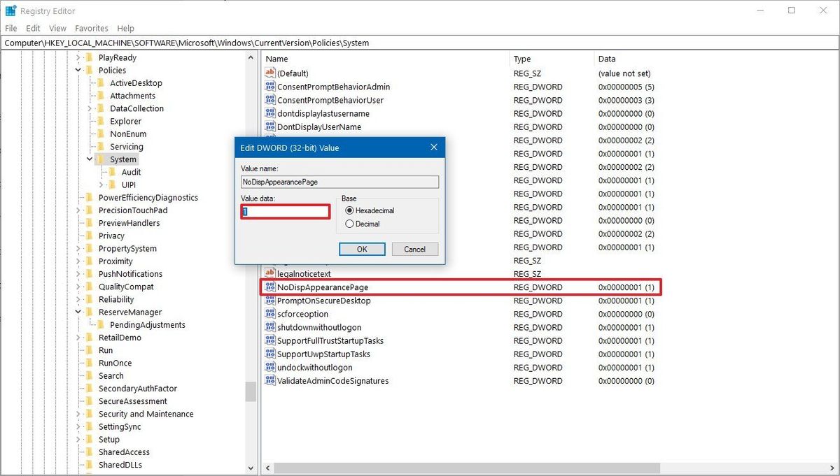 How to prevent users from changing system color settings on Windows 10 ...