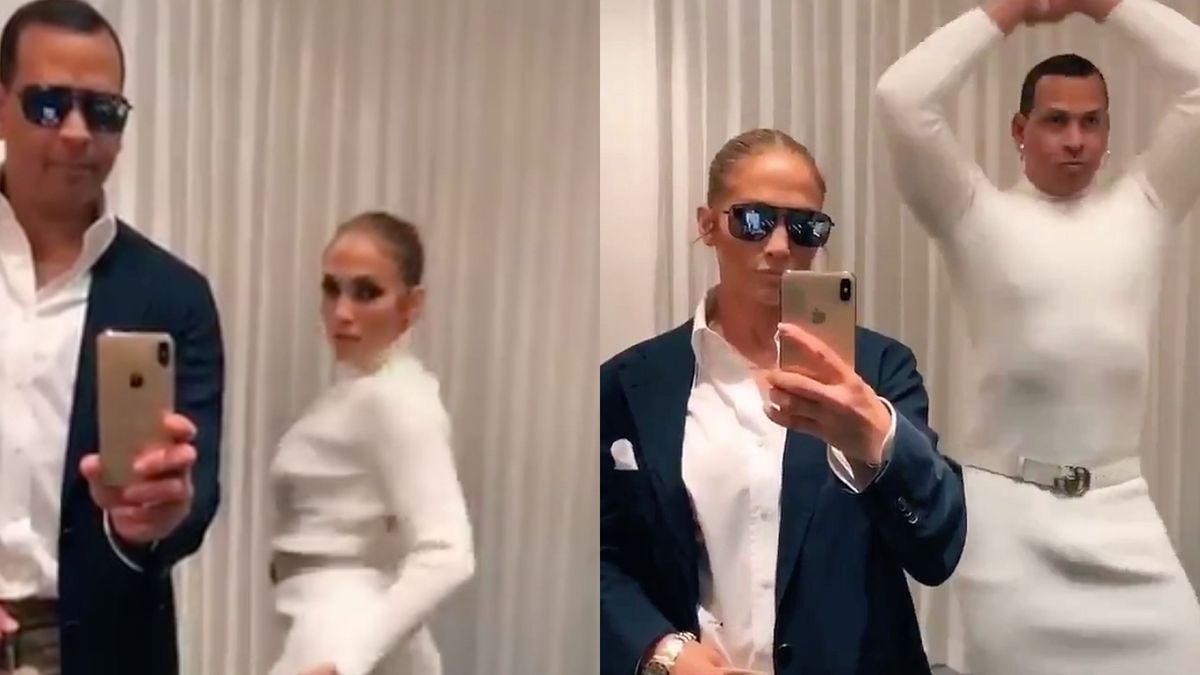 Jennifer Lopez & Alex Rodriguez's Flip Challenge Video Is Hilarious ...