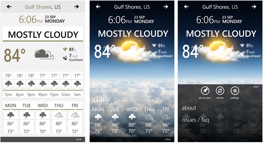 Keeping tabs on the weather with our Windows Phones | Windows Central