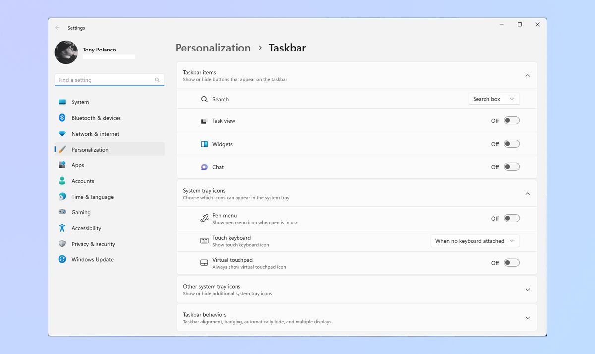 How to hide the taskbar in Windows 11 | Tom's Guide