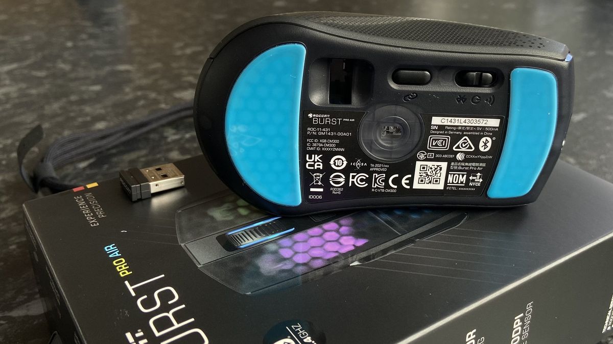 Roccat Burst Pro Air wireless gaming mouse review: Lightweight luxury ...