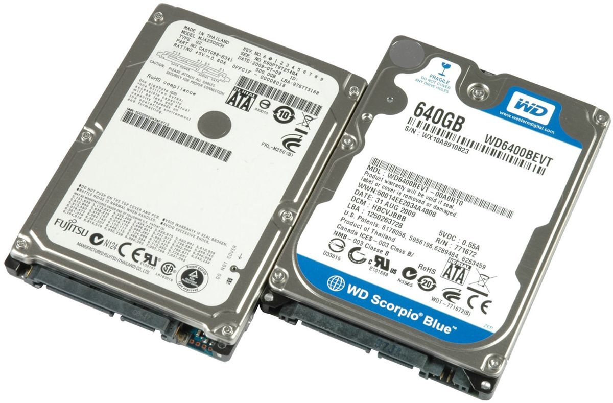 Laptop Storage: 640GB And 500GB Drives From WD And Fujitsu | Tom's Hardware